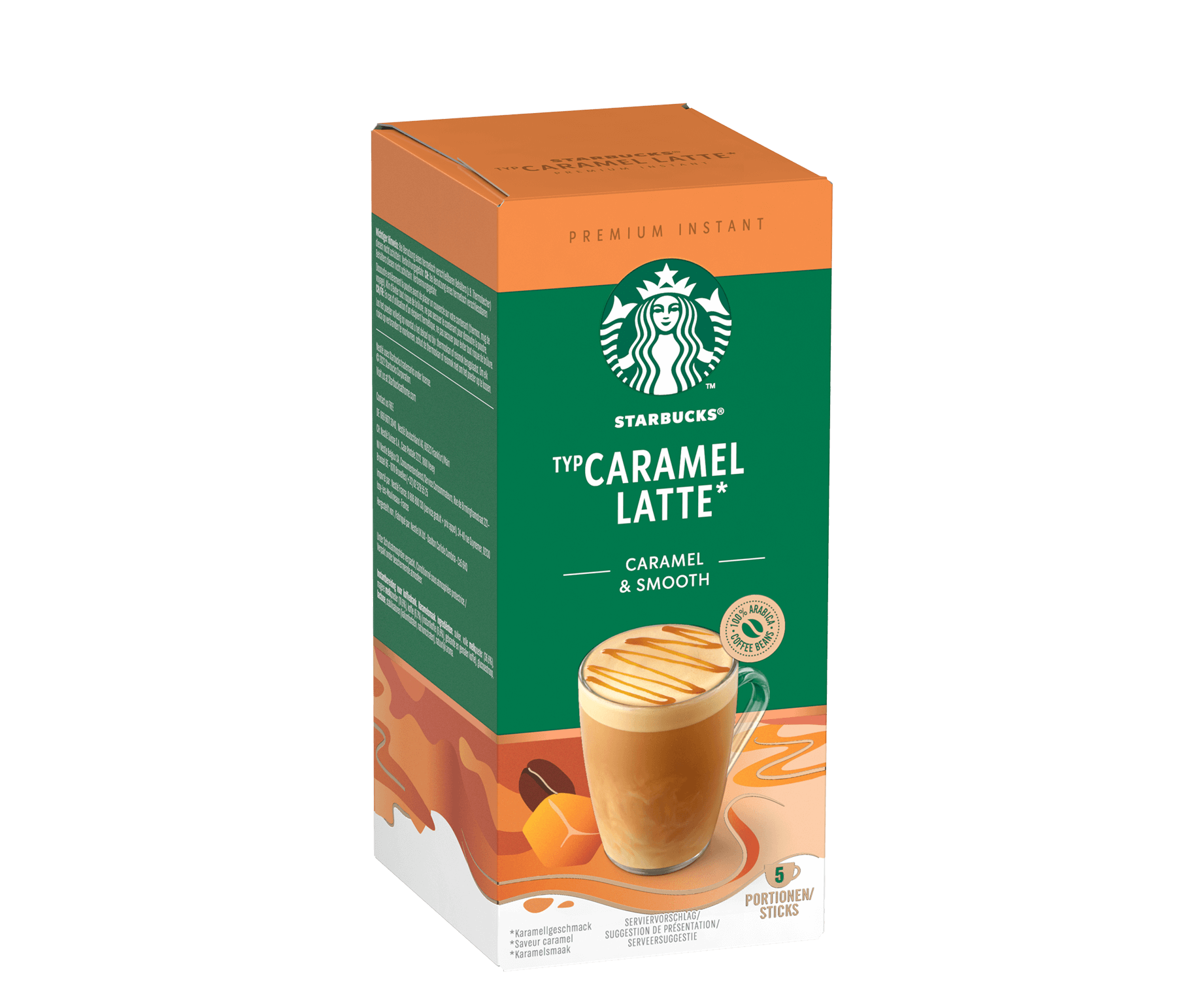 Starbucks® Caramel Latte | Starbucks® at Home