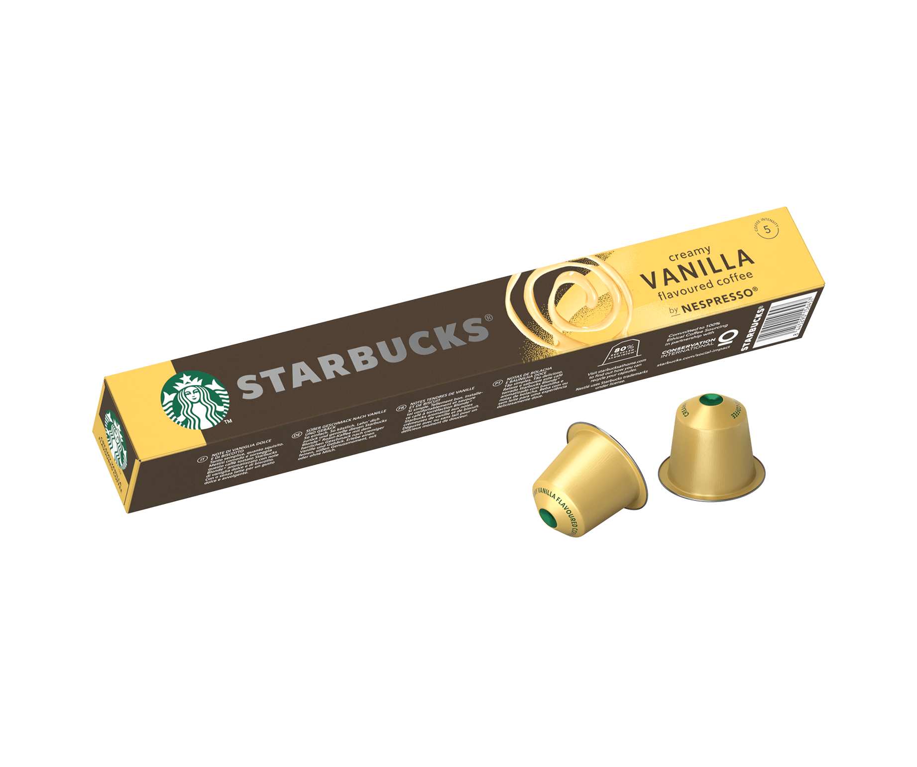 Starbucks® Vanilla by Nespresso® Capsule | Starbucks® Coffee At Home